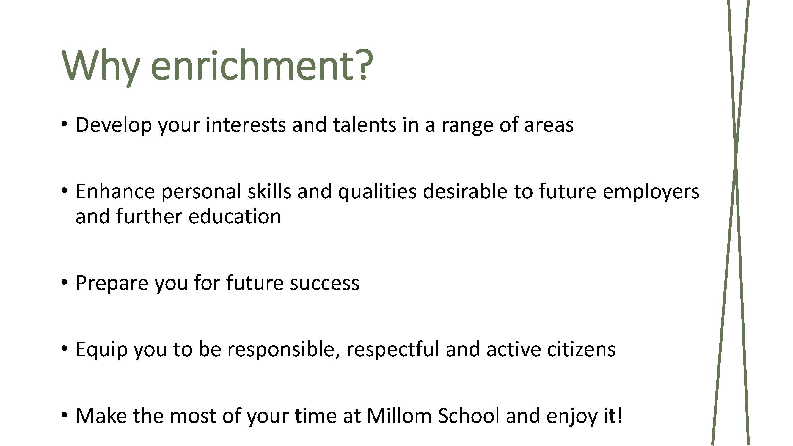 Enrichment Enrichment